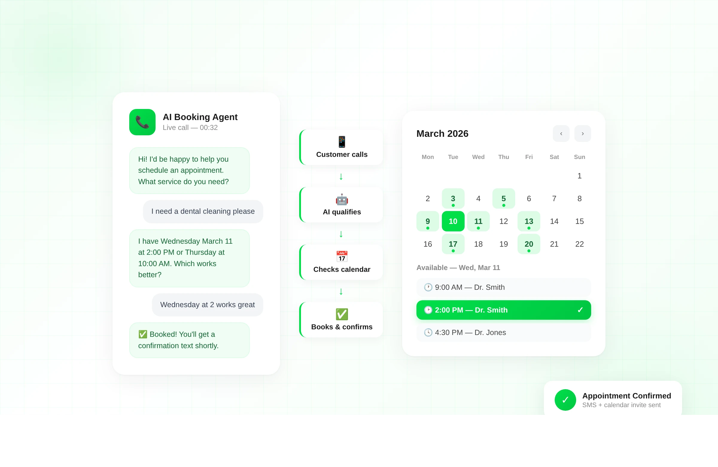 AI Appointment Booking — Let AI Schedule for You | Autocalls